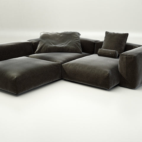 vetsak | Sofa Set 05 - suave - anthracite | Modulares Sofa | 5 Sitzer ...
