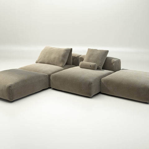 vetsak | Sofa Set 08 - Daybed - cord velour - khaki | Modulares Sofa ...